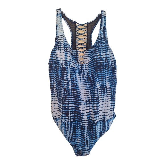 Speedo | Swim | Speedo Swimsuit Knotted Crisscross One Piece Blue ...